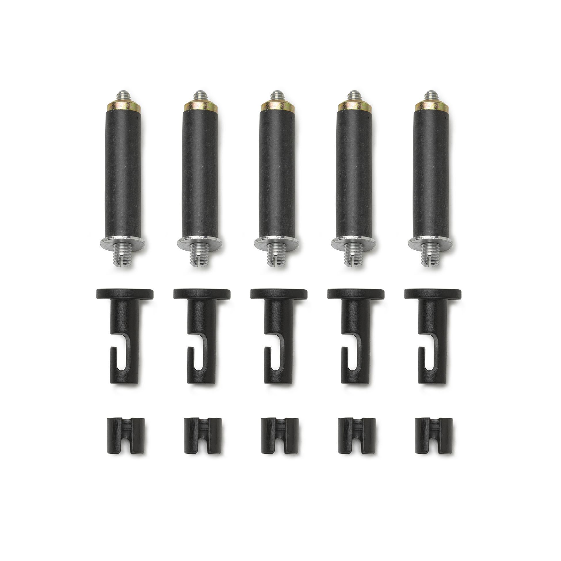 String Light black hooks & cable clamps 5-unit kit | Flos USA